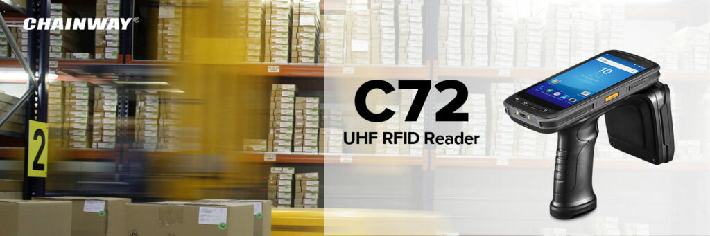 Handheld UHF RFID Reader Chainway C72 (2D) - PMCS TECH LLC