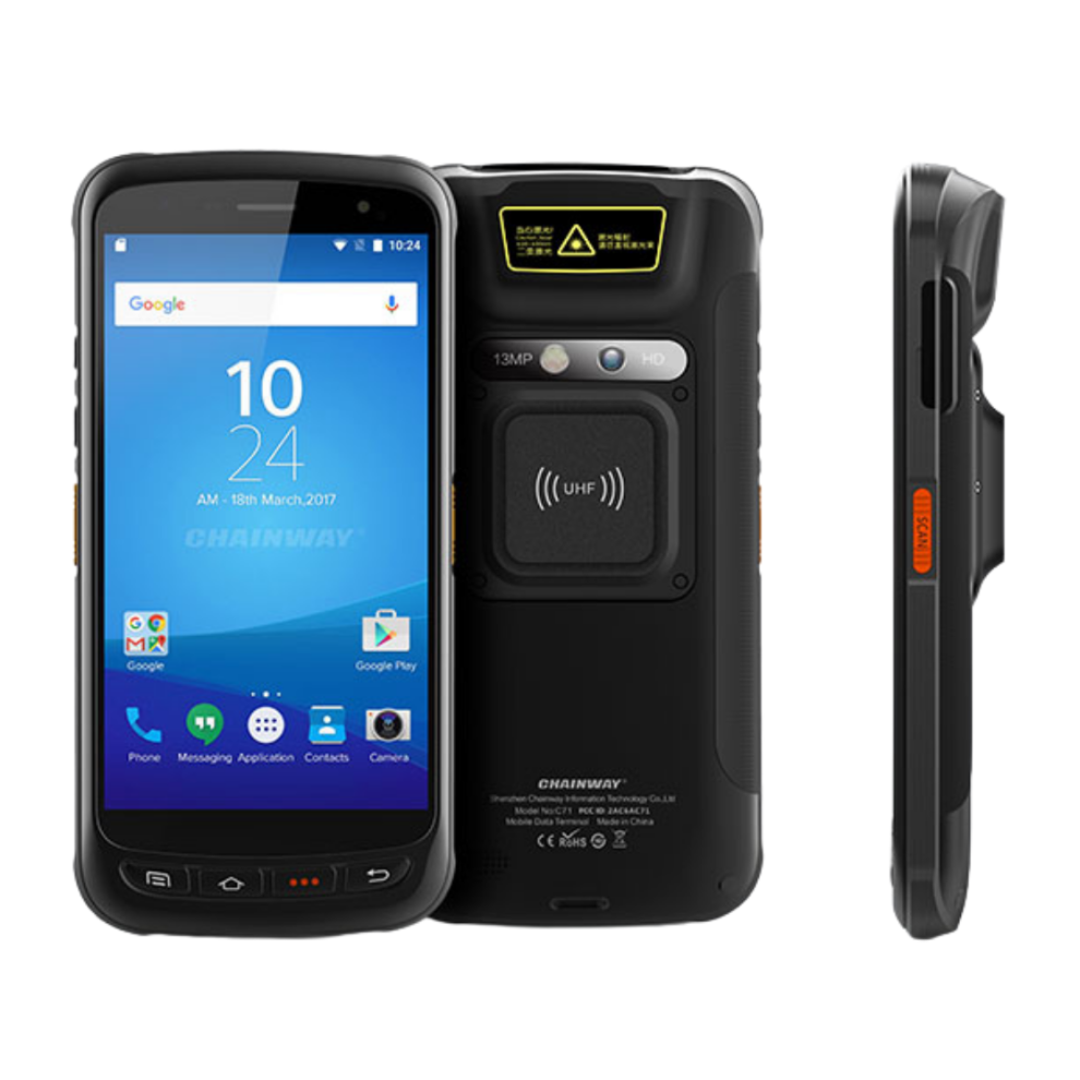 Handheld UHF RFID Reader Chainway C72 (2D) - PMCS TECH LLC