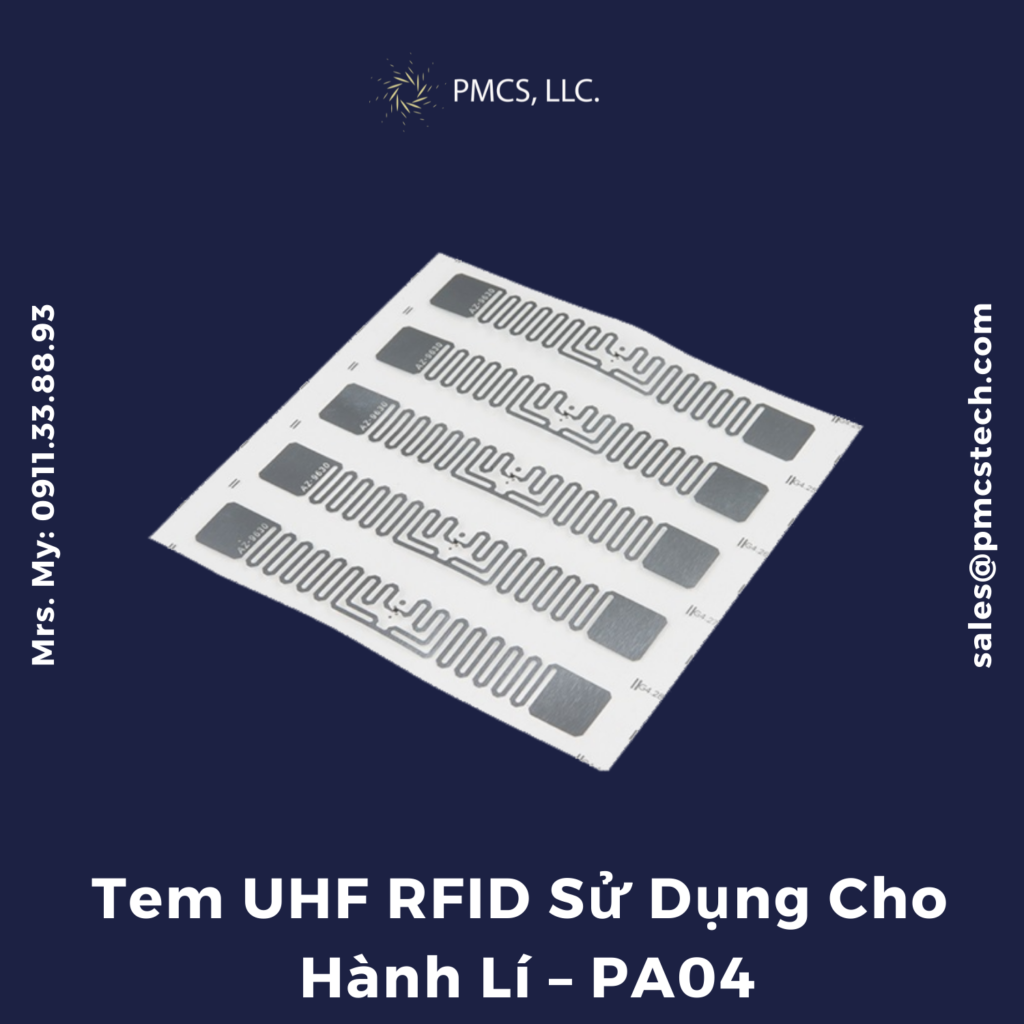 Tem nhãn UHF RFID giá chỉ từ 1.700 đồng / tem